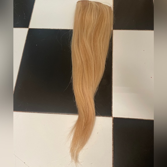 glam seamless | Hair | Glam Seamless Band Halo 2 Inch Human Hair Blonde ...